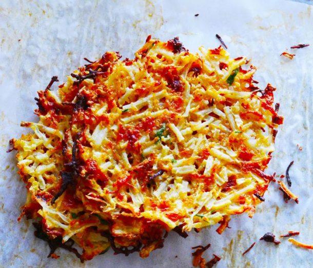 Crispy Hash Brown Taco Shells - Butter N Thyme