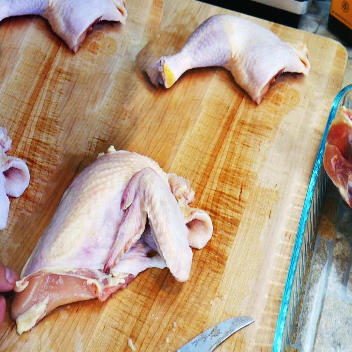 Step-by-Step Guide to Quartering a Chicken for the BBQ - Butter N Thyme