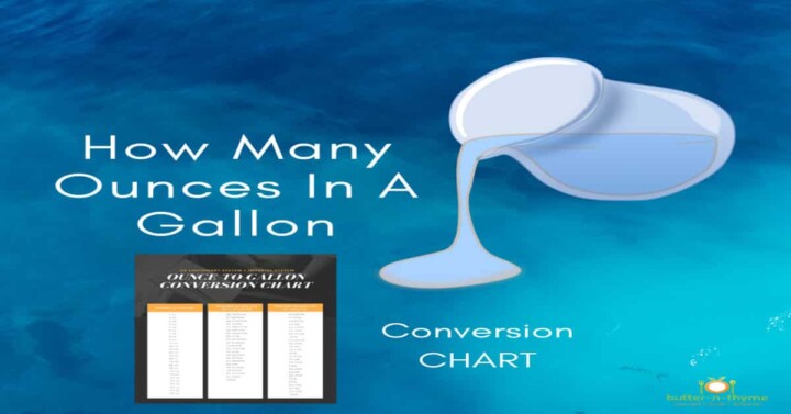 How Many Ounces In A Gallon 💧 Conversion Charts - Butter N Thyme